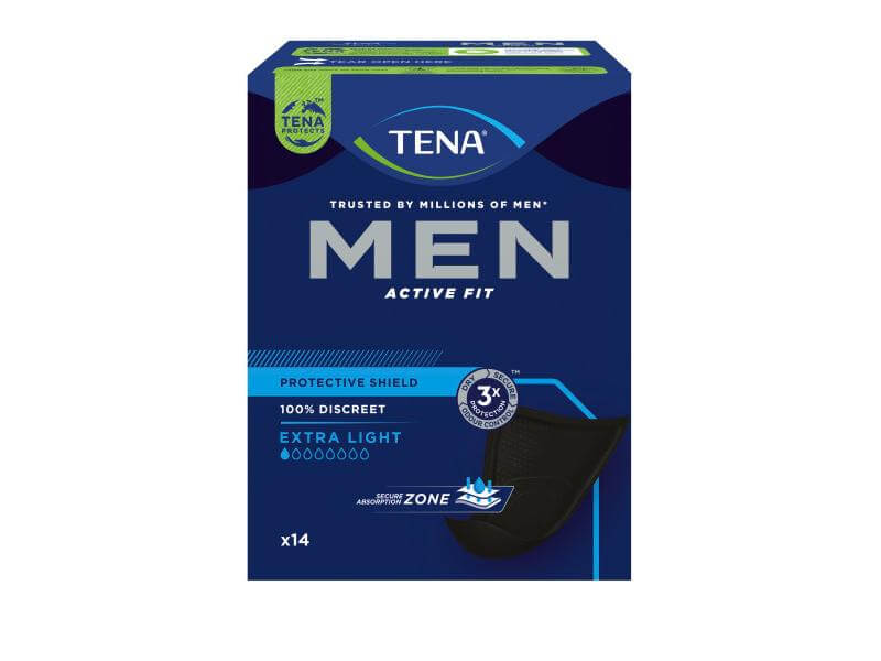 TENA Men Protective Shield - Black – Mediply Plus